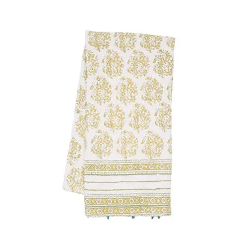 CAROL & FRANK Humphrey Succulent Dishtowel - Yellow