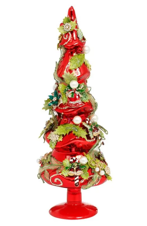 MARK ROBERTS Jeweled Tree - Red