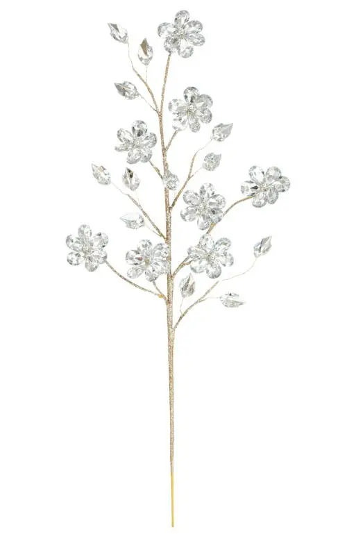 MARK ROBERTS Jewel Blossom Spray - Silver