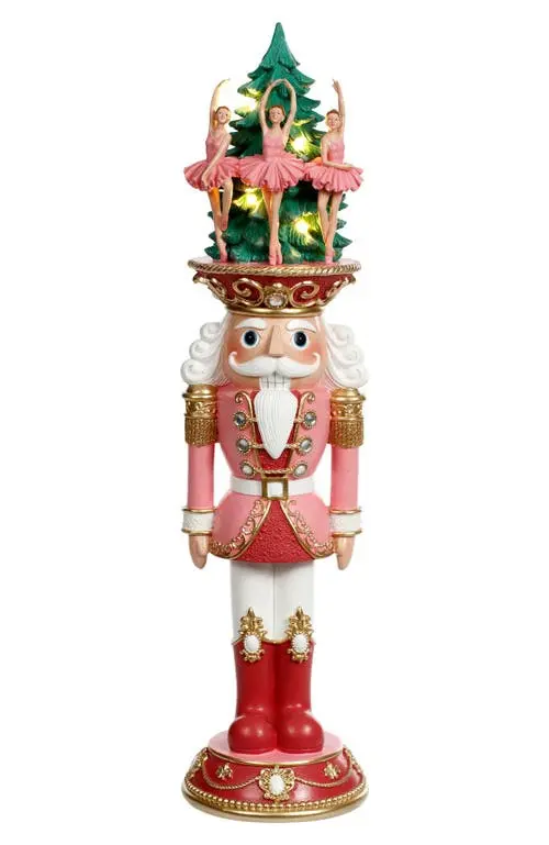 MARK ROBERTS Lighted Prince Nutcracker - Pink