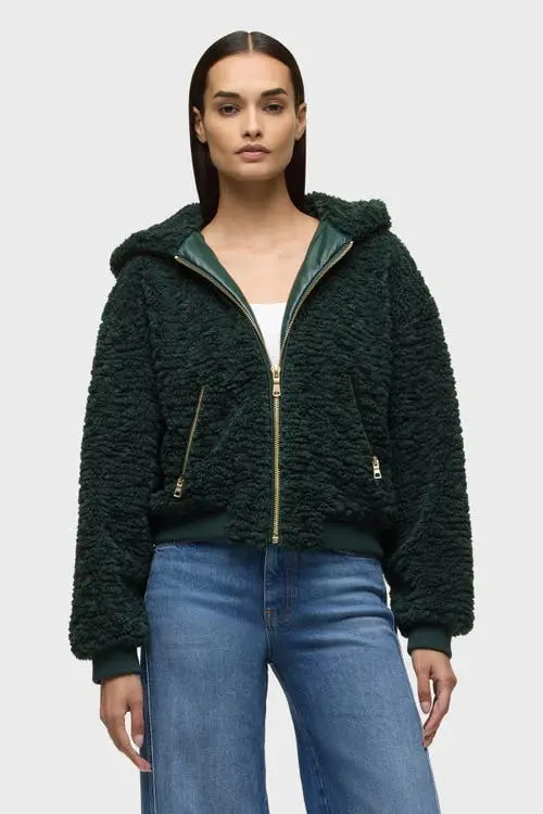 Hudson Jeans Hooded Zip-up Jacket