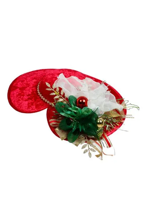 MARK ROBERTS Hat Ornament - Red