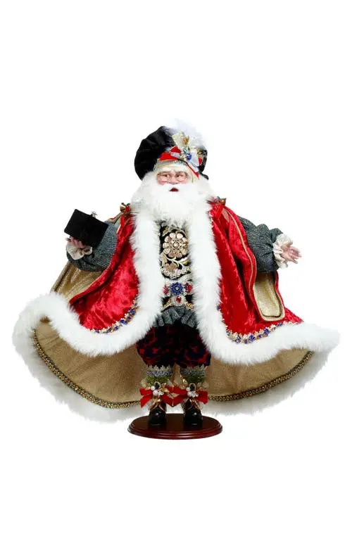 MARK ROBERTS Diamonds Santa - Red