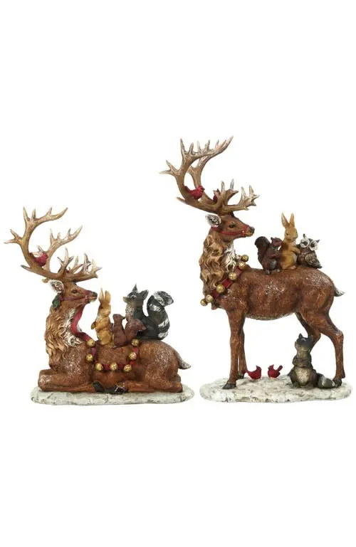 MARK ROBERTS Deer And Friends - Brown