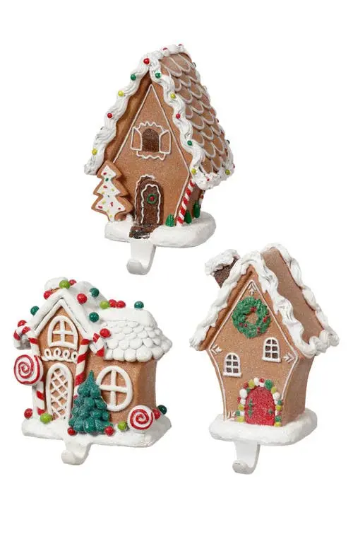 MARK ROBERTS Gingerbread House Stocking Holder