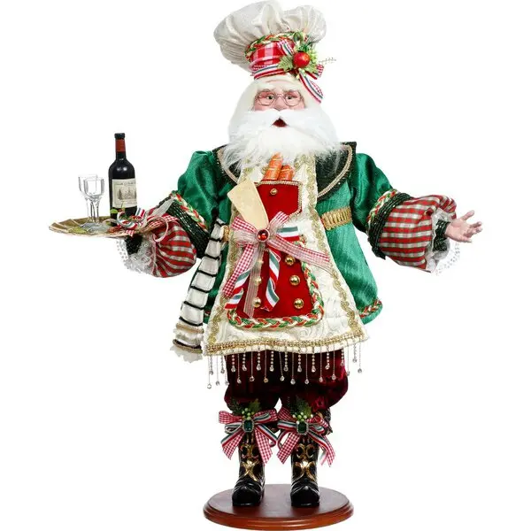 MARK ROBERTS Italian Chef Santa - Green