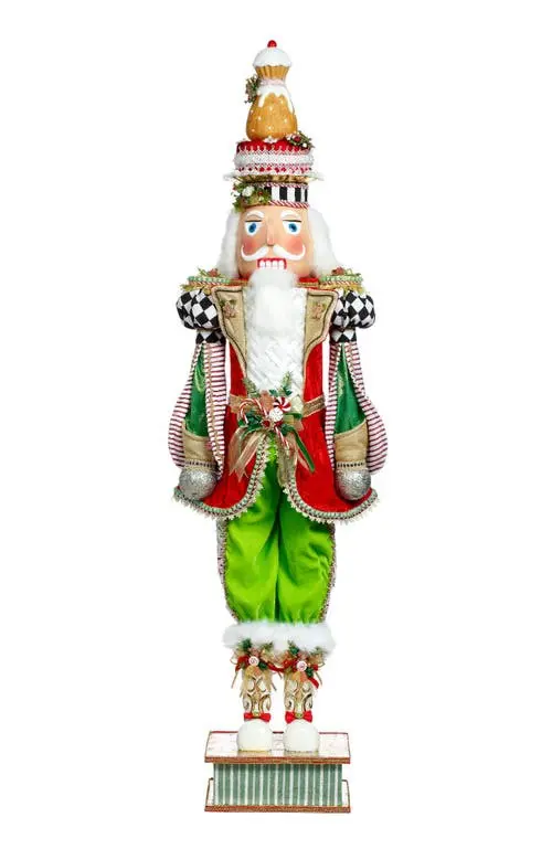 MARK ROBERTS Gingerbread Nutcracker - Bright Green