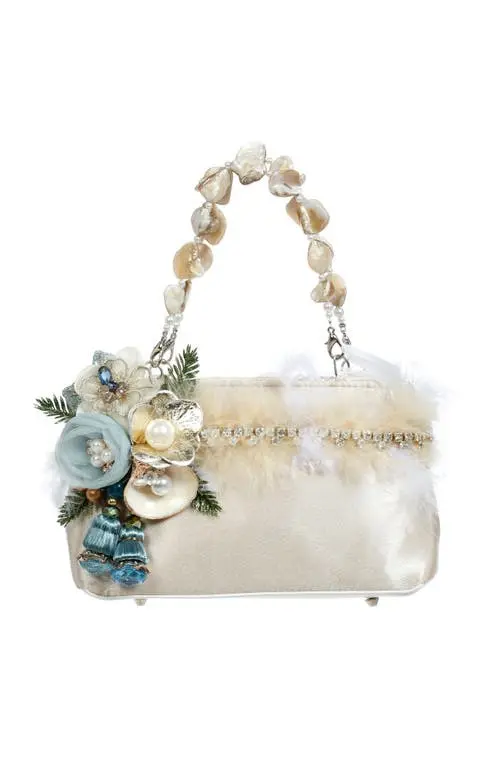 MARK ROBERTS Bag With Handle Ornament - Ivory