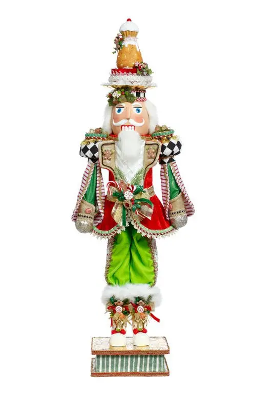 MARK ROBERTS Gingerbread Nutcracker - Bright Green