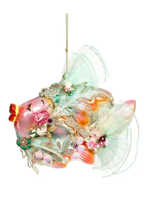 MARK ROBERTS Jewel Of The Sea Fish Ornament - Medium Pink