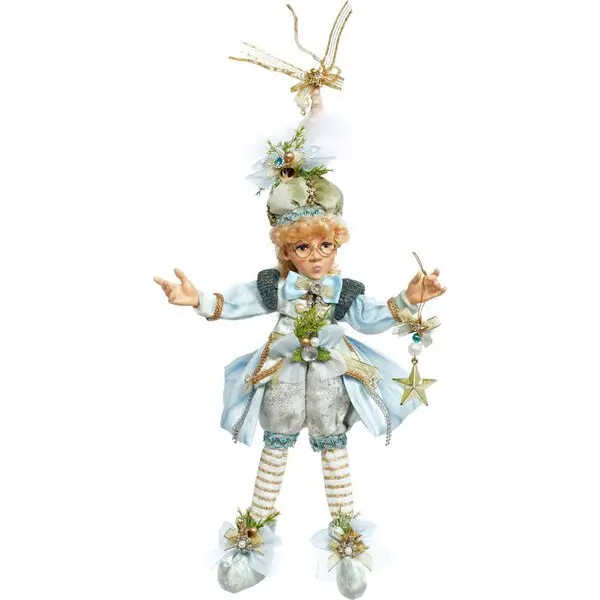 MARK ROBERTS North Pole Believe Elf - Light Blue