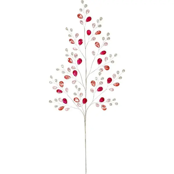 MARK ROBERTS Ruby Teardrop Spray - Red