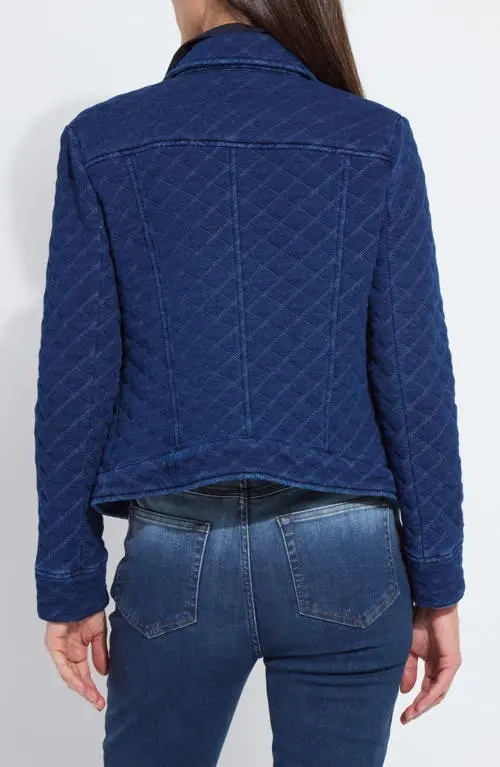 Lyssé Elora Quilt Jacquard Knit Jacket