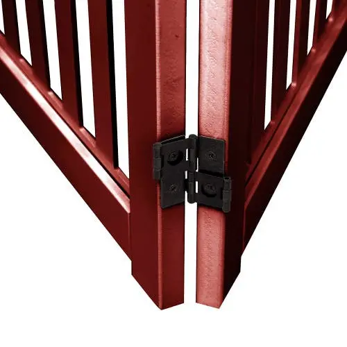 TRIMATE 4-panel Dog Wooden Foldable Gate