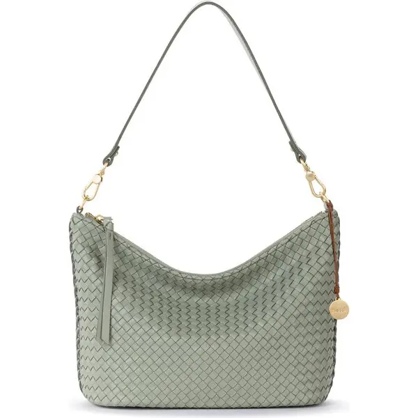 THE SAK Juniper Small Hobo Leather Bag - Meadow Woven