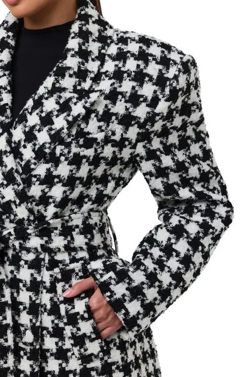 Naked Wardrobe Houndstooth Trench Coat