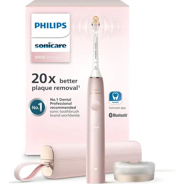 PHILIPS SONICARE Diamondclean 9900 Prestige Toothbrush Senseiq - Pink