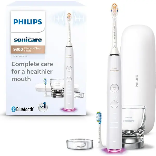 PHILIPS SONICARE Diamondclean Smart 9300 Electric Toothbrush - White
