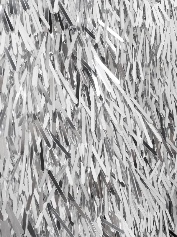 Rabanne Fringed Chainmail Mini Dress - Silver