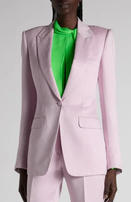 TOM FORD Duchesse Satin Blazer - Orchid Pink