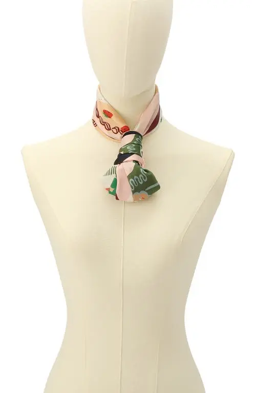 Kate Spade New York Festive Party Square Silk Scarf - Multi