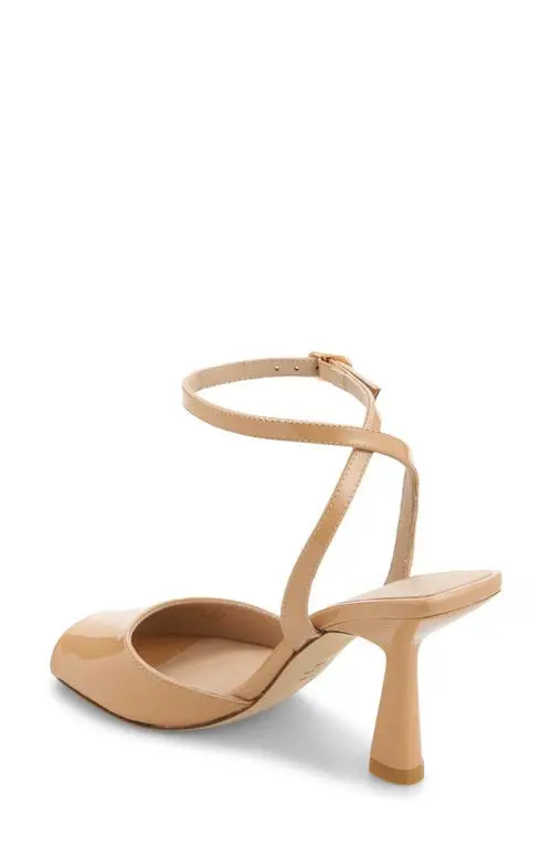 STUART WEITZMAN Val Ankle Strap Sandal - Adobe