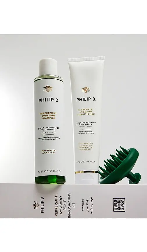 PHILIP B. Peppermint Avocado Scalp Invigorating Kit