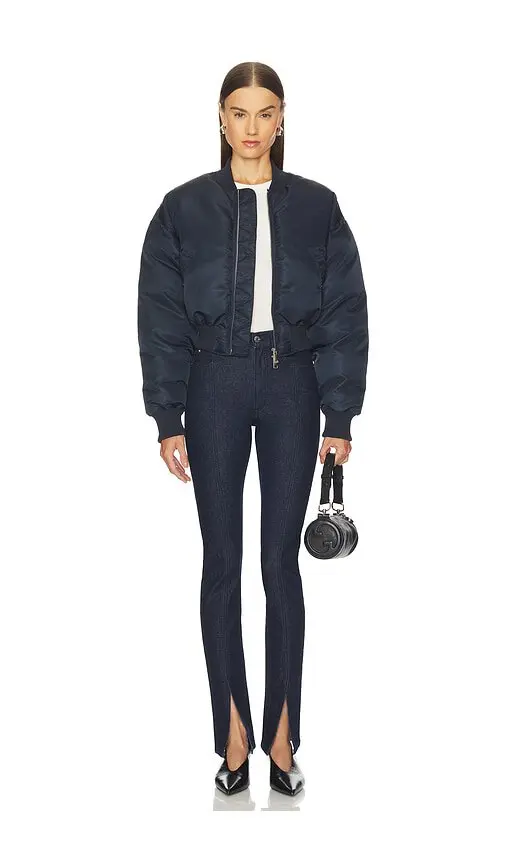 GRLFRND Scoop Hem Long Sleeve Tee