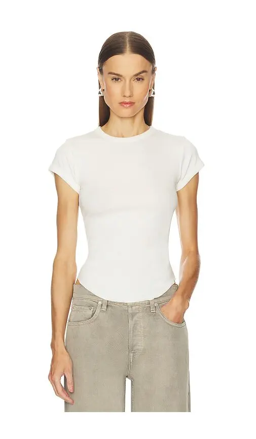 GRLFRND Scoop Hem Baby Tee