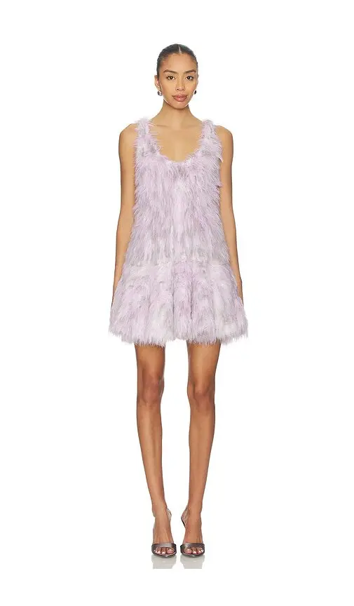 DIESEL® Astrid Faux Fur Dress