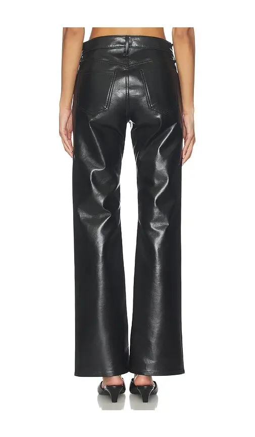 Citizens Of Humanity Genova Low Rise Straight Leather Trousers