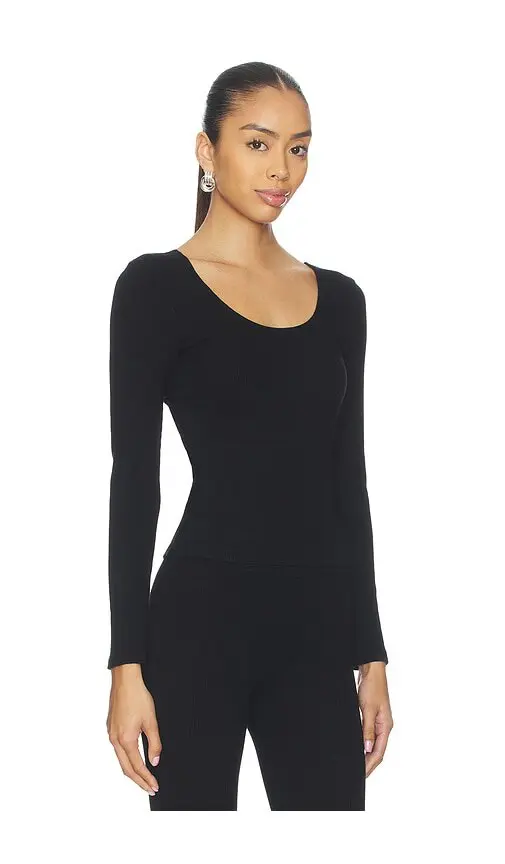 Donni. Rib Scoop Long Sleeve