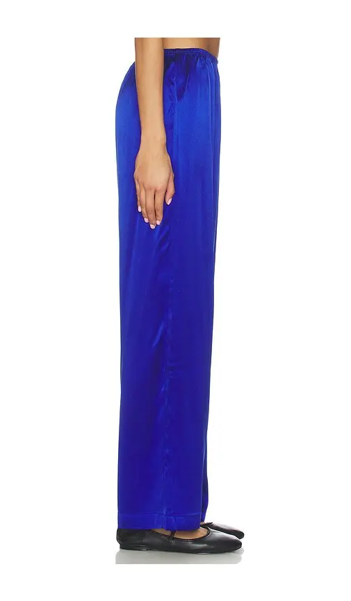 Donni. Silk Simple Pant - Azure