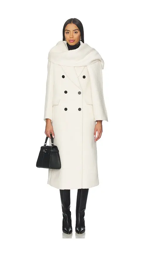 SUSANNA CHOW Collette Scarf Coat