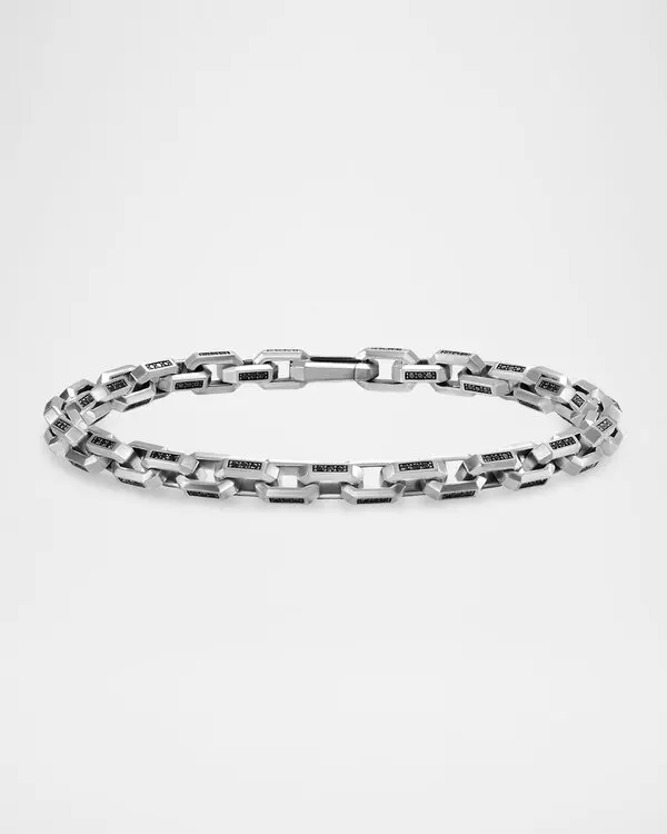 David Yurman Streamline Heirloom Chain Link Bracelet - Black