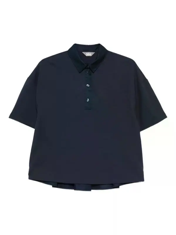 Max Mara Nave Buttoned-collar Polo Top