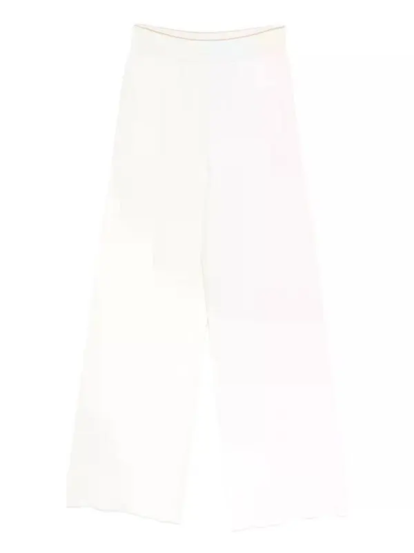 Eleventy Ribbed Trousers - White