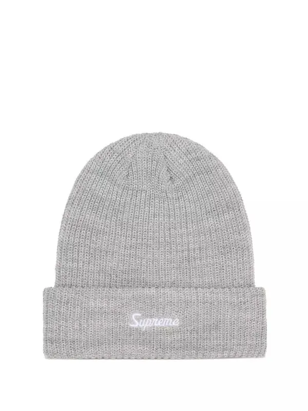 Supreme Loose Gauge Beanie - Grey