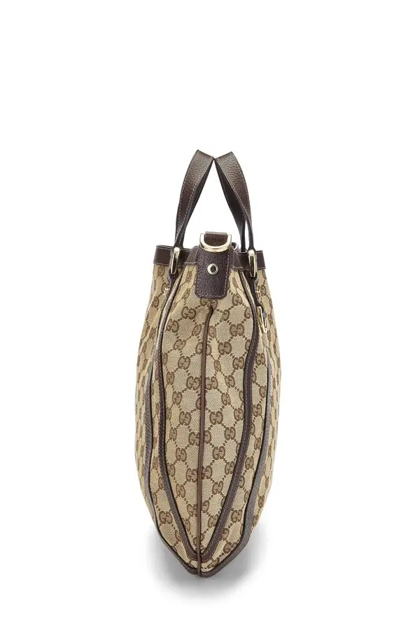 Gucci Original Gg Crystal Abbey Convertible Hobo - Brown