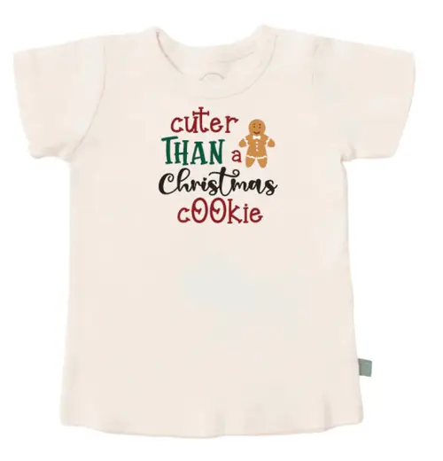 FINN + EMMA Organic Graphic Christmas Cookie Tee