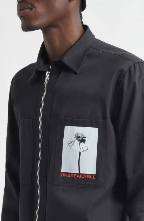 JKEEFER Stabb Unbreakable Zip Shirt