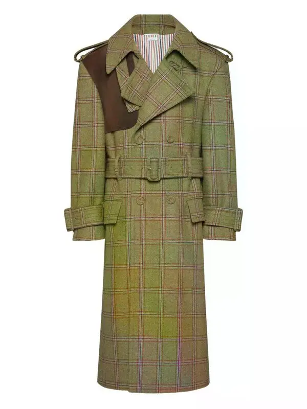 Thom Browne Hunting Tweed Trench Coat