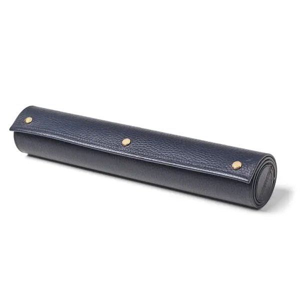 ASPINAL OF LONDON Travel Backgammon Set - Navy