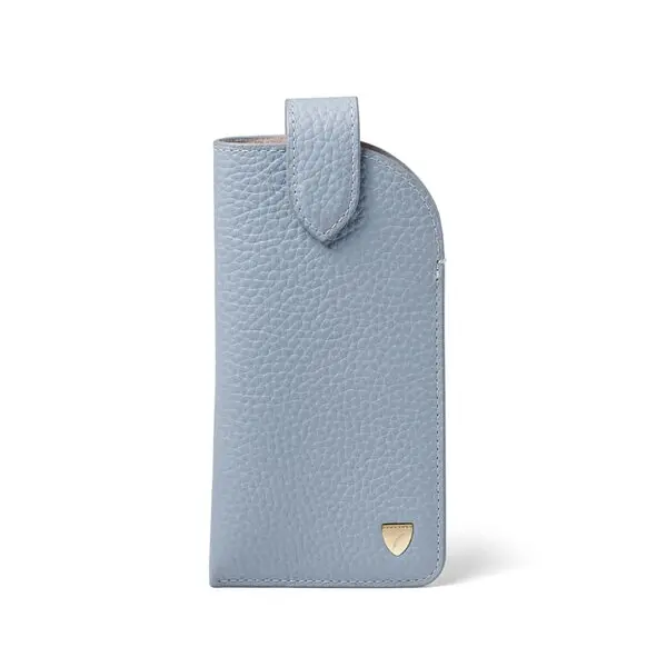 ASPINAL OF LONDON Glasses Case With Tab - Blue