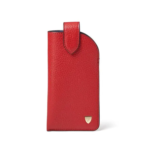 ASPINAL OF LONDON Glasses Case With Tab - Red