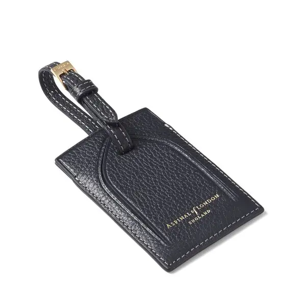 ASPINAL OF LONDON Hudson Luggage Tag - Navy