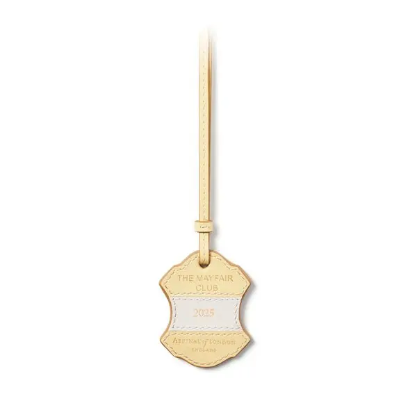 ASPINAL OF LONDON Mayfair Club Tag - Yellow/white