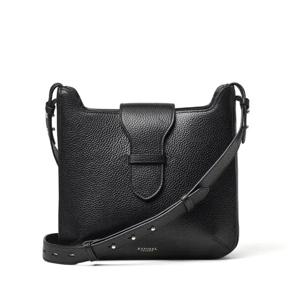 ASPINAL OF LONDON Ella Hobo Bag - Black