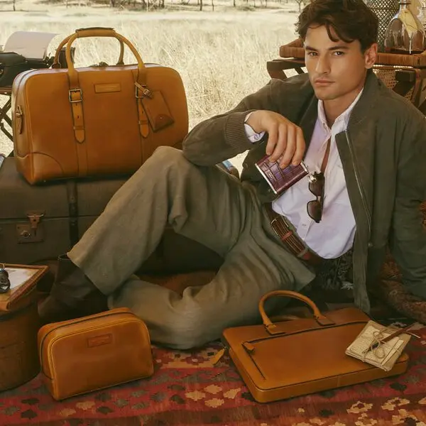 ASPINAL OF LONDON Harrison Large Weekender Travel Bag
