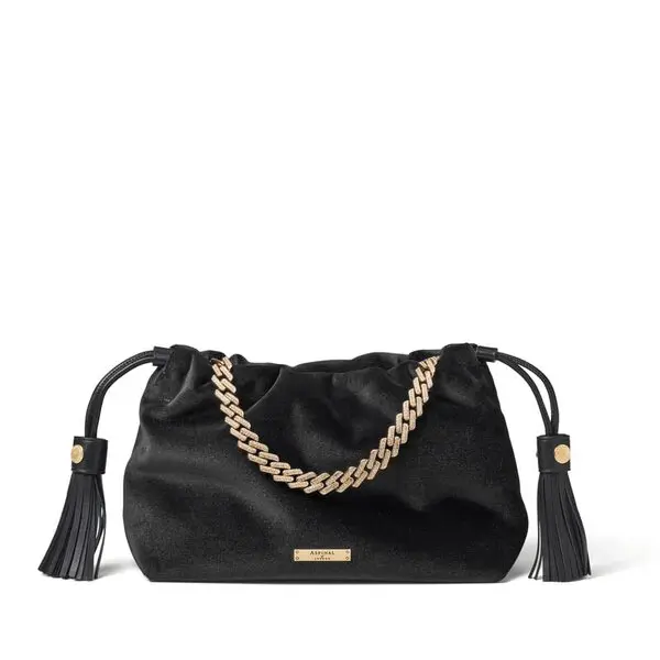 ASPINAL OF LONDON Amelia Evening Bag - Black